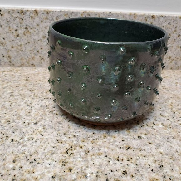 Hand Crafted | Accents | Studio Pottery Spiky Planter Hand Crafted 5 ...